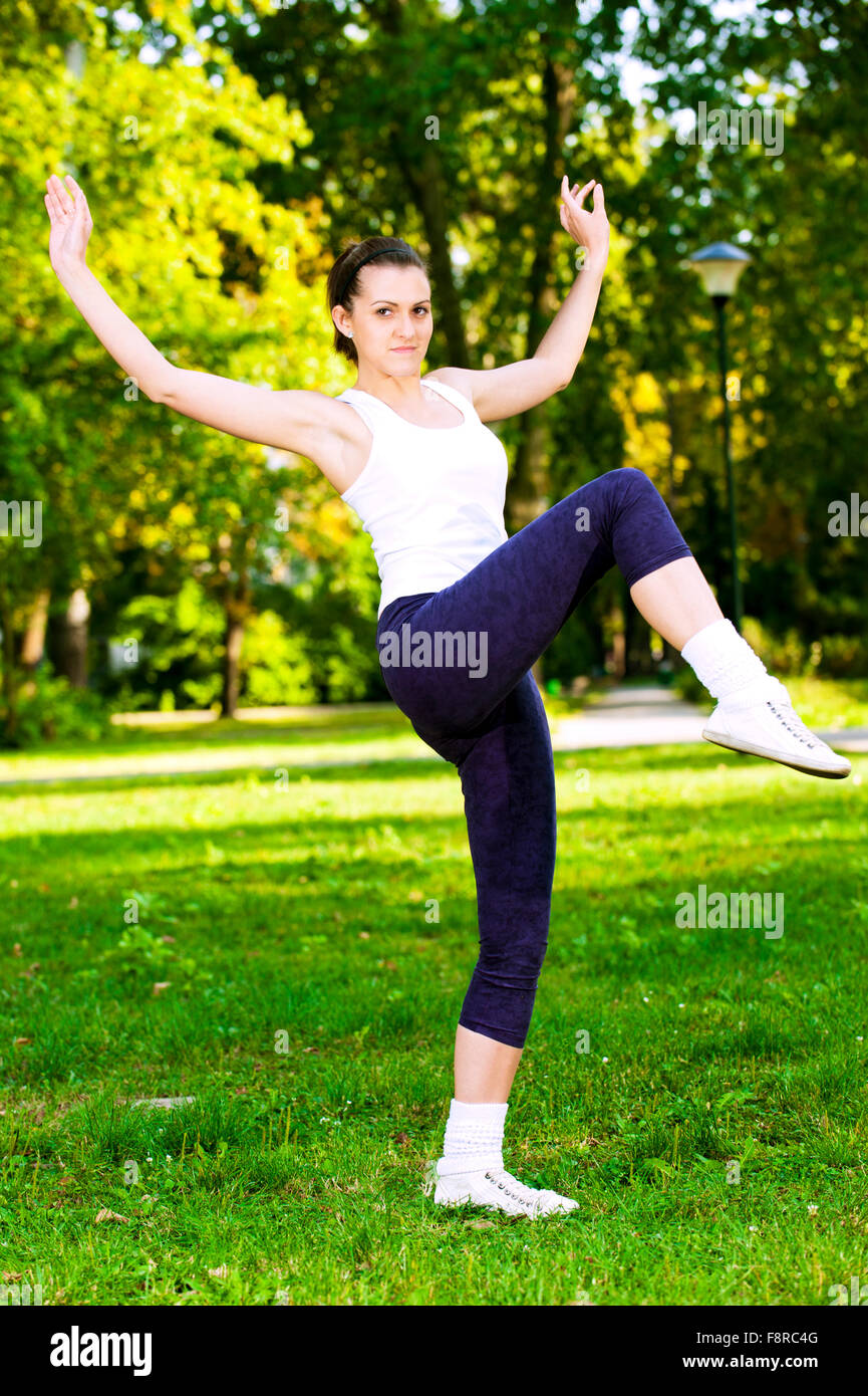 recreational exercise in nature, fresh air Stock Photo - Alamy