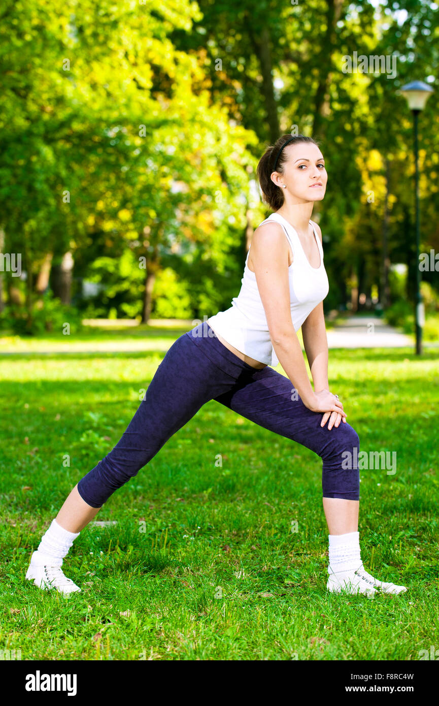 recreational exercise in nature, fresh air Stock Photo - Alamy