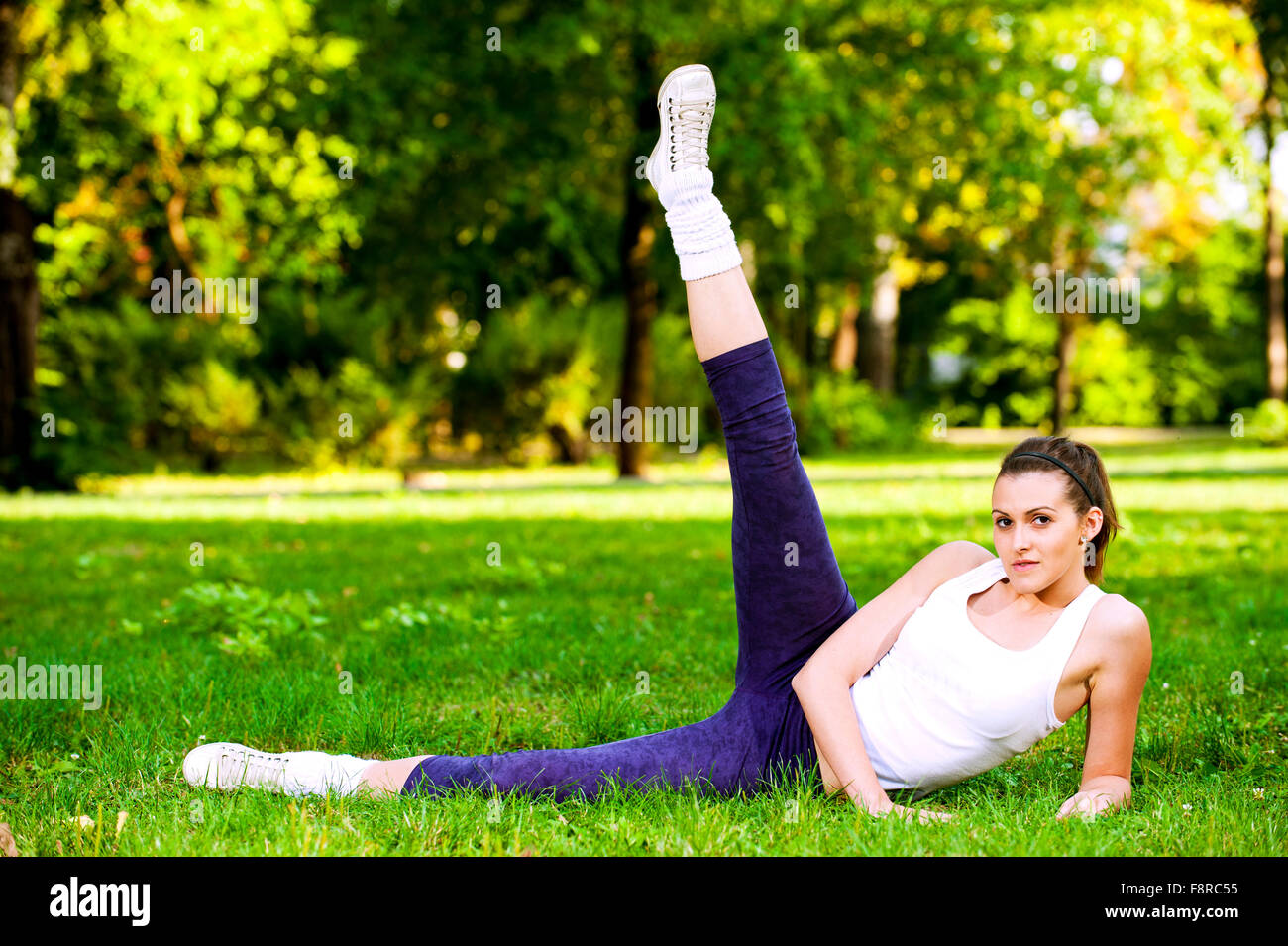 recreational exercise in nature, fresh air Stock Photo - Alamy