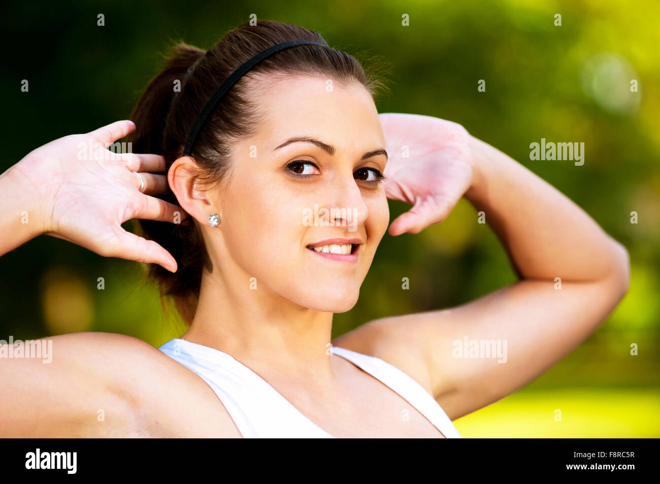 recreational exercise in nature, fresh air Stock Photo - Alamy