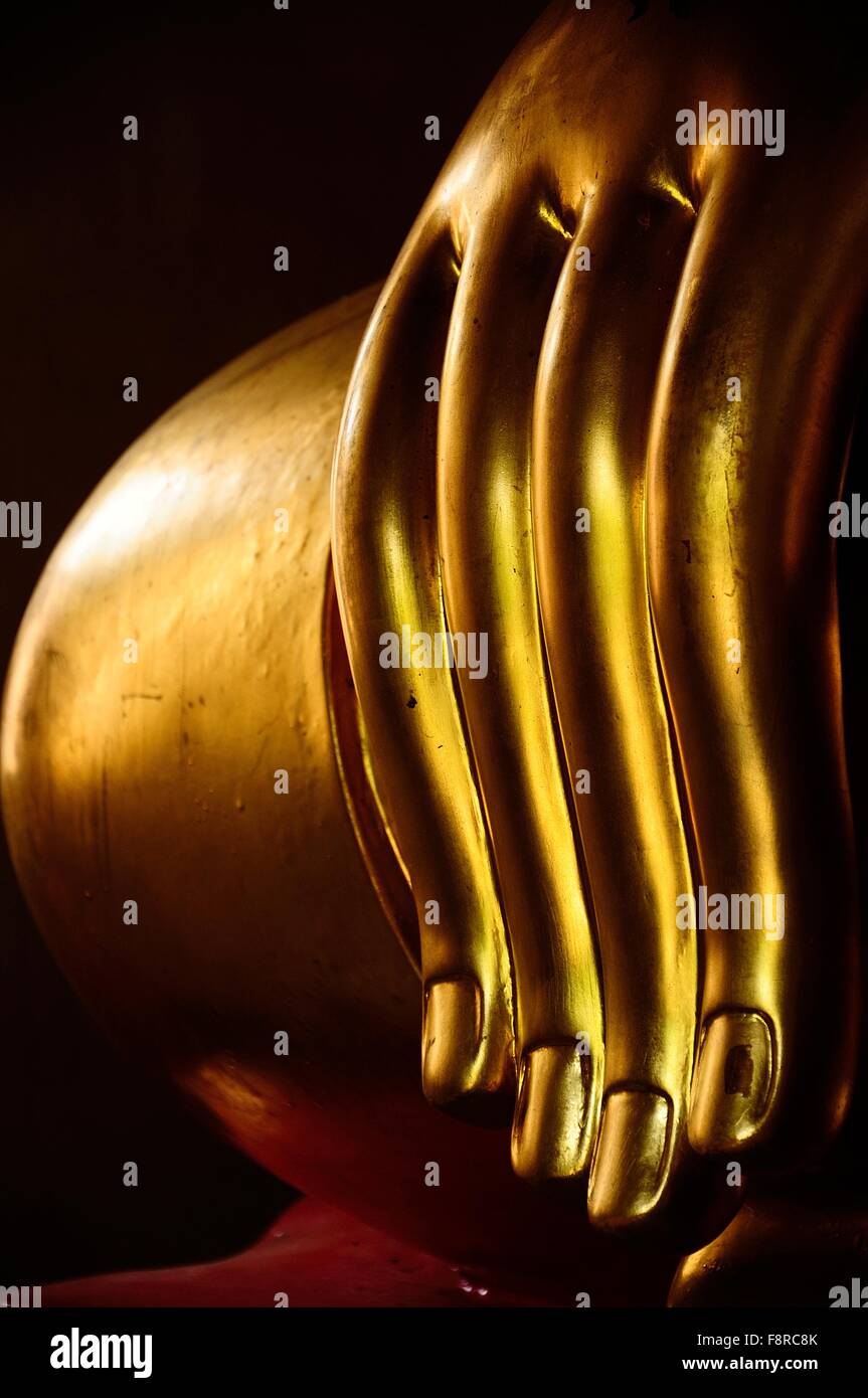 Hand of Buddha Statue Stock Photo - Alamy