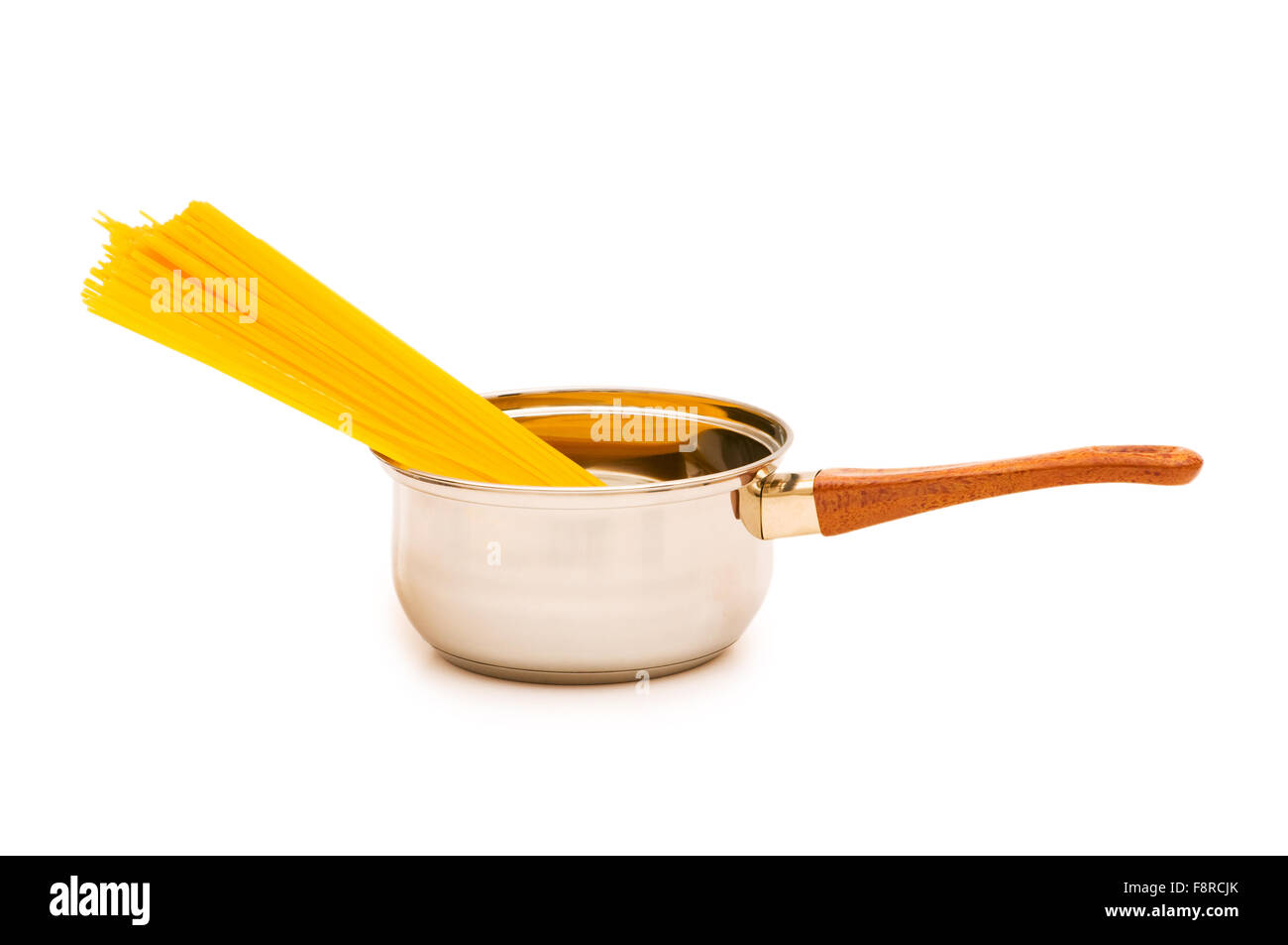 Spaghetti pot isolated on the white background Stock Photo - Alamy