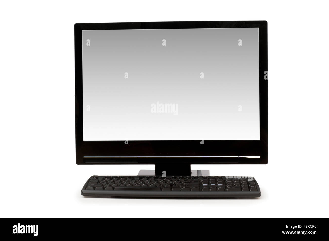 Desktop computer isolated on the white background Stock Photo - Alamy