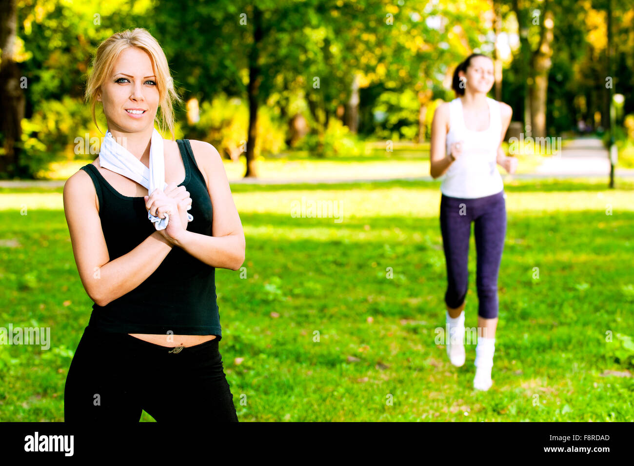 recreational exercise in nature, fresh air Stock Photo - Alamy
