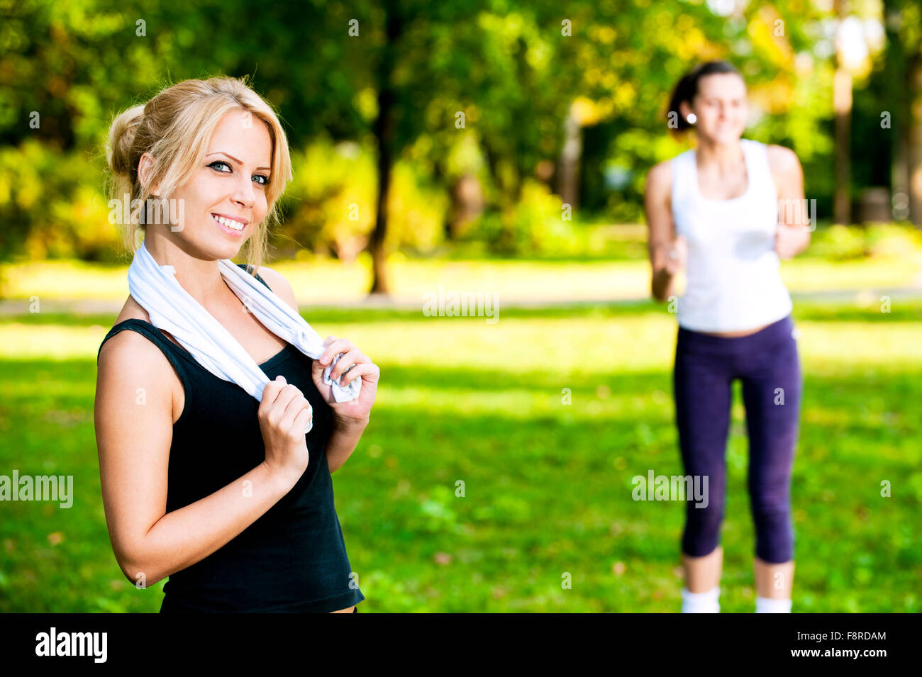 recreational exercise in nature, fresh air Stock Photo - Alamy
