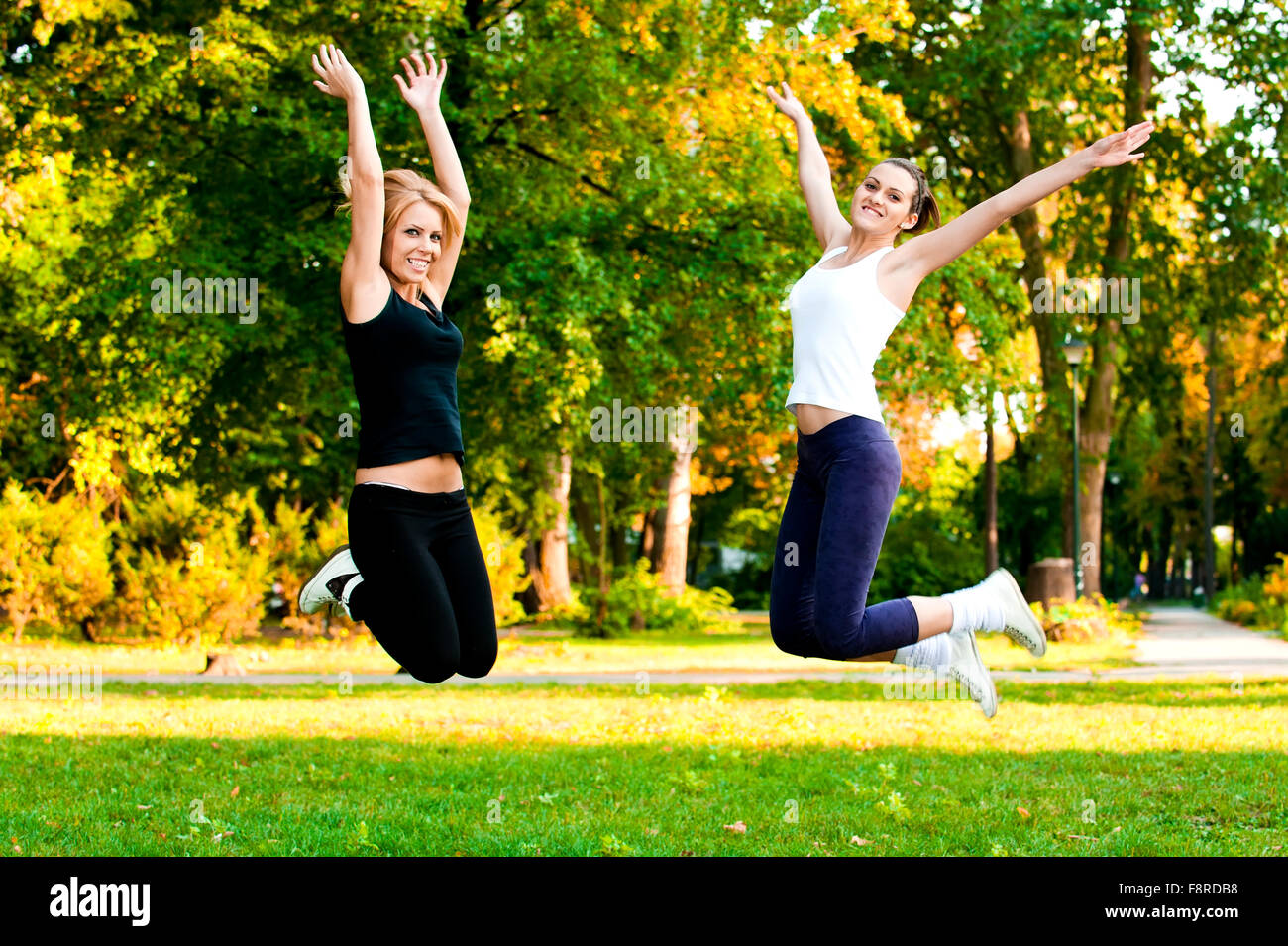 recreational exercise in nature, fresh air Stock Photo - Alamy