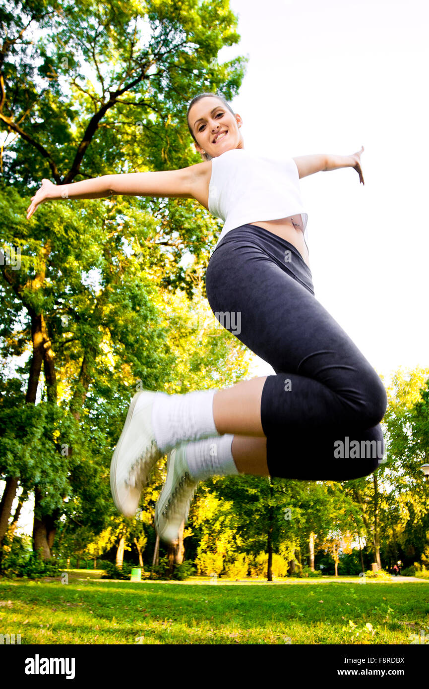 recreational exercise in nature, fresh air Stock Photo - Alamy
