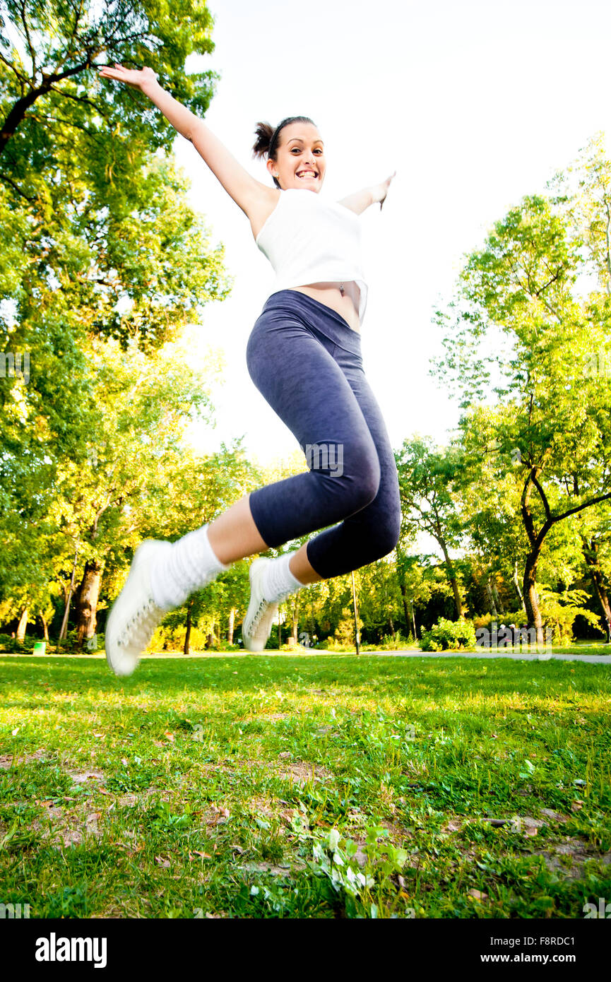 recreational exercise in nature, fresh air Stock Photo - Alamy