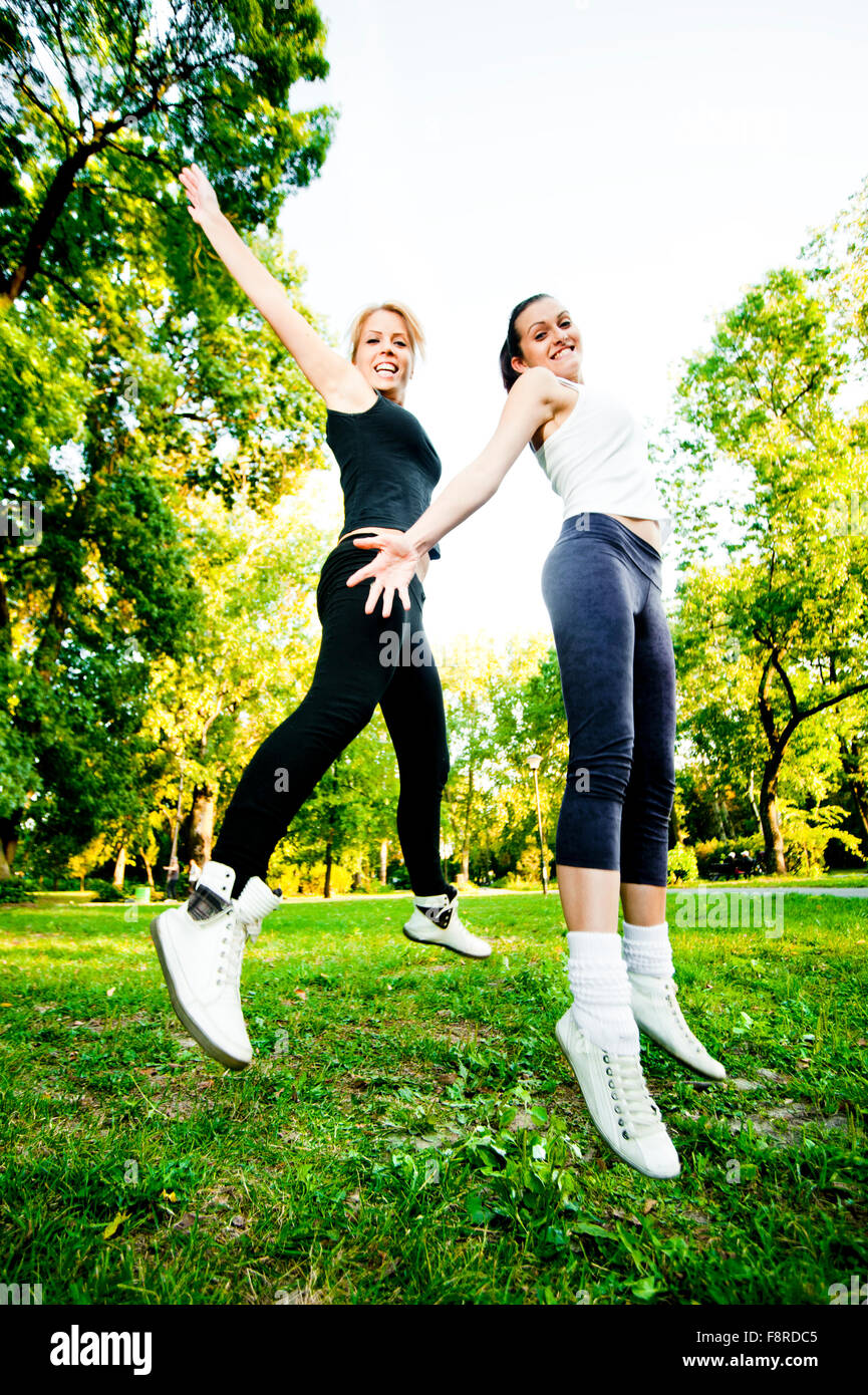 recreational exercise in nature, fresh air Stock Photo - Alamy