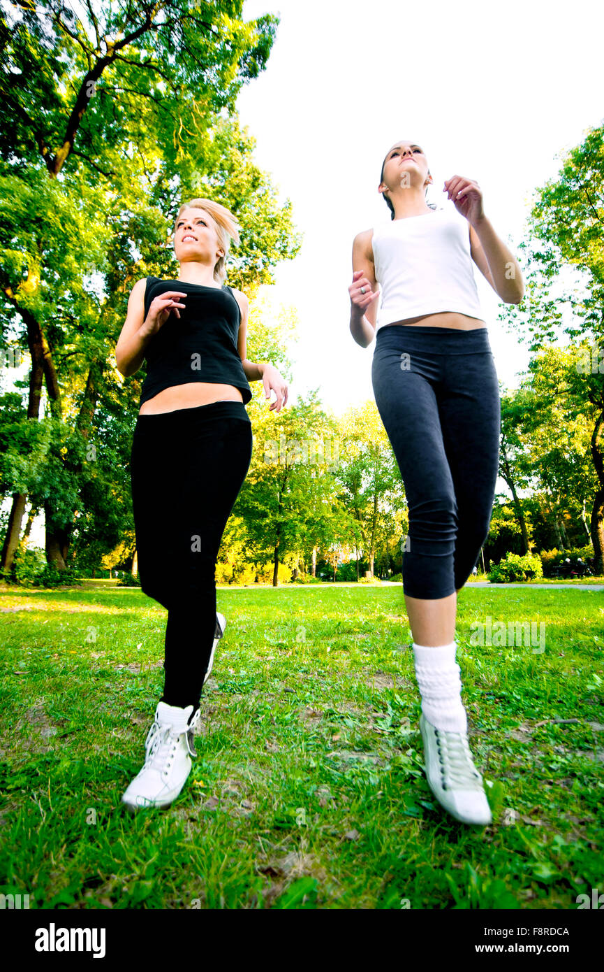 recreational jogging in nature in the open air Stock Photo - Alamy
