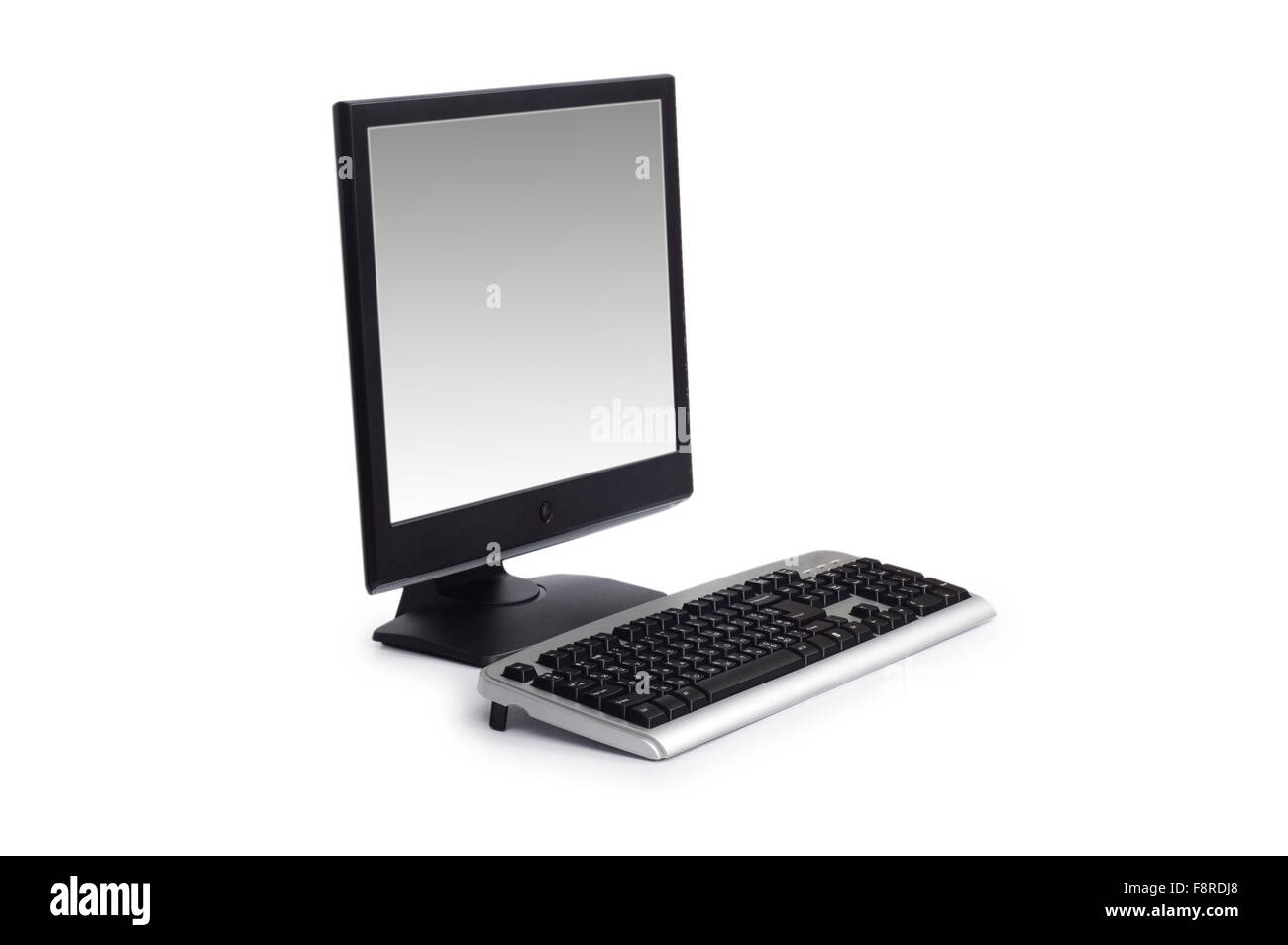 Desktop computer isolated on the white background Stock Photo - Alamy