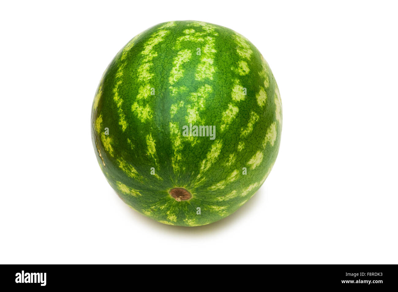 Whole watermelon isolated on the white background Stock Photo - Alamy