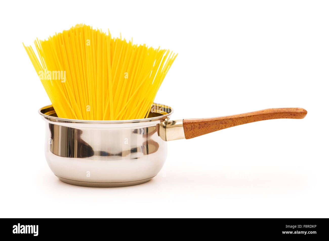 Spaghetti pot isolated on the white background Stock Photo - Alamy