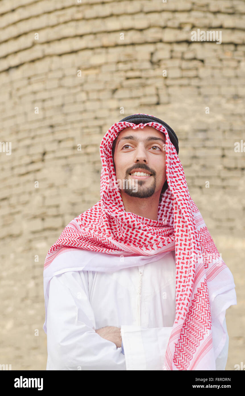 Arab on the street in summer Stock Photo - Alamy