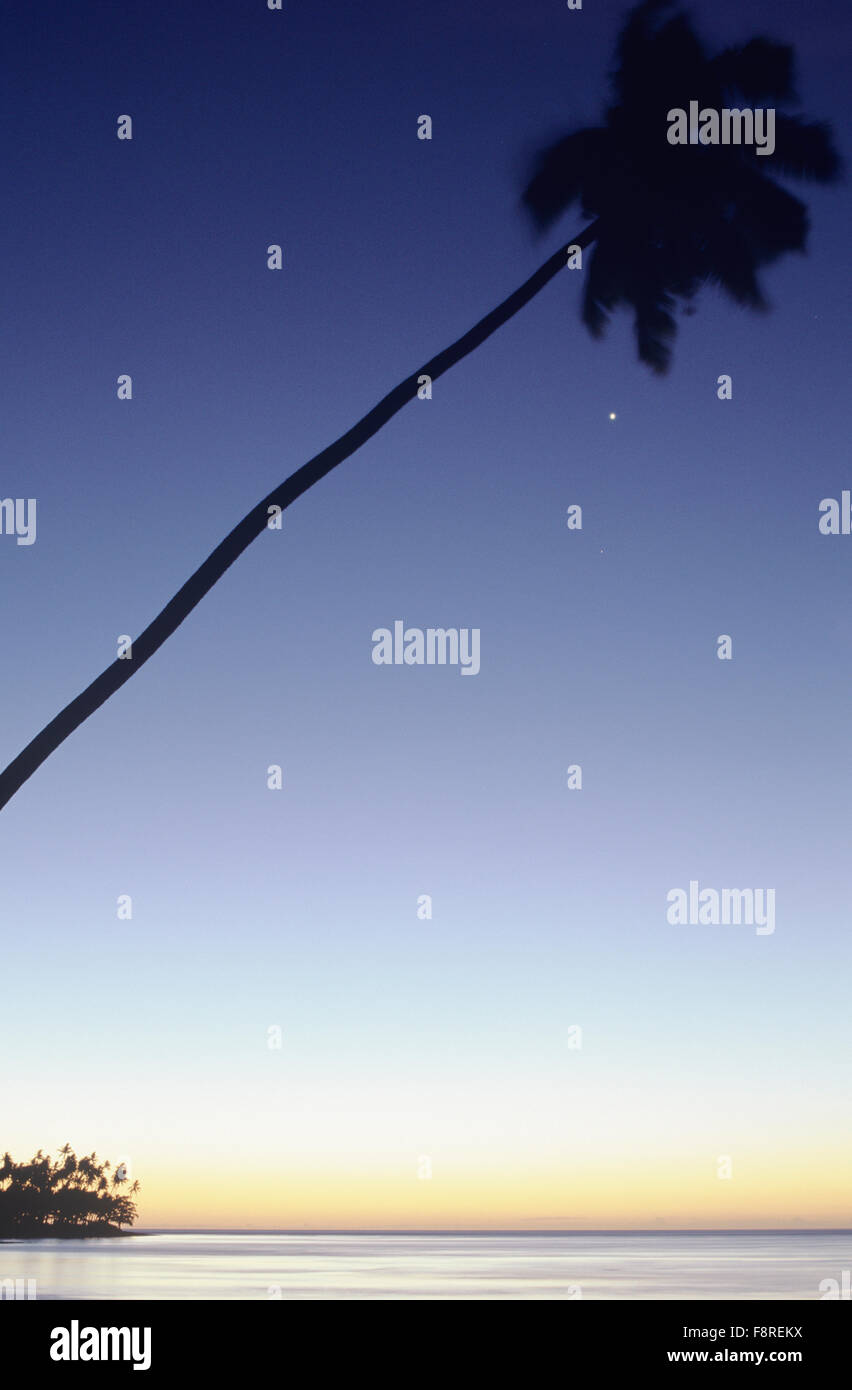 Fiji Islands, Taveuni Island, Waiyevo Sunset Stock Photo - Alamy