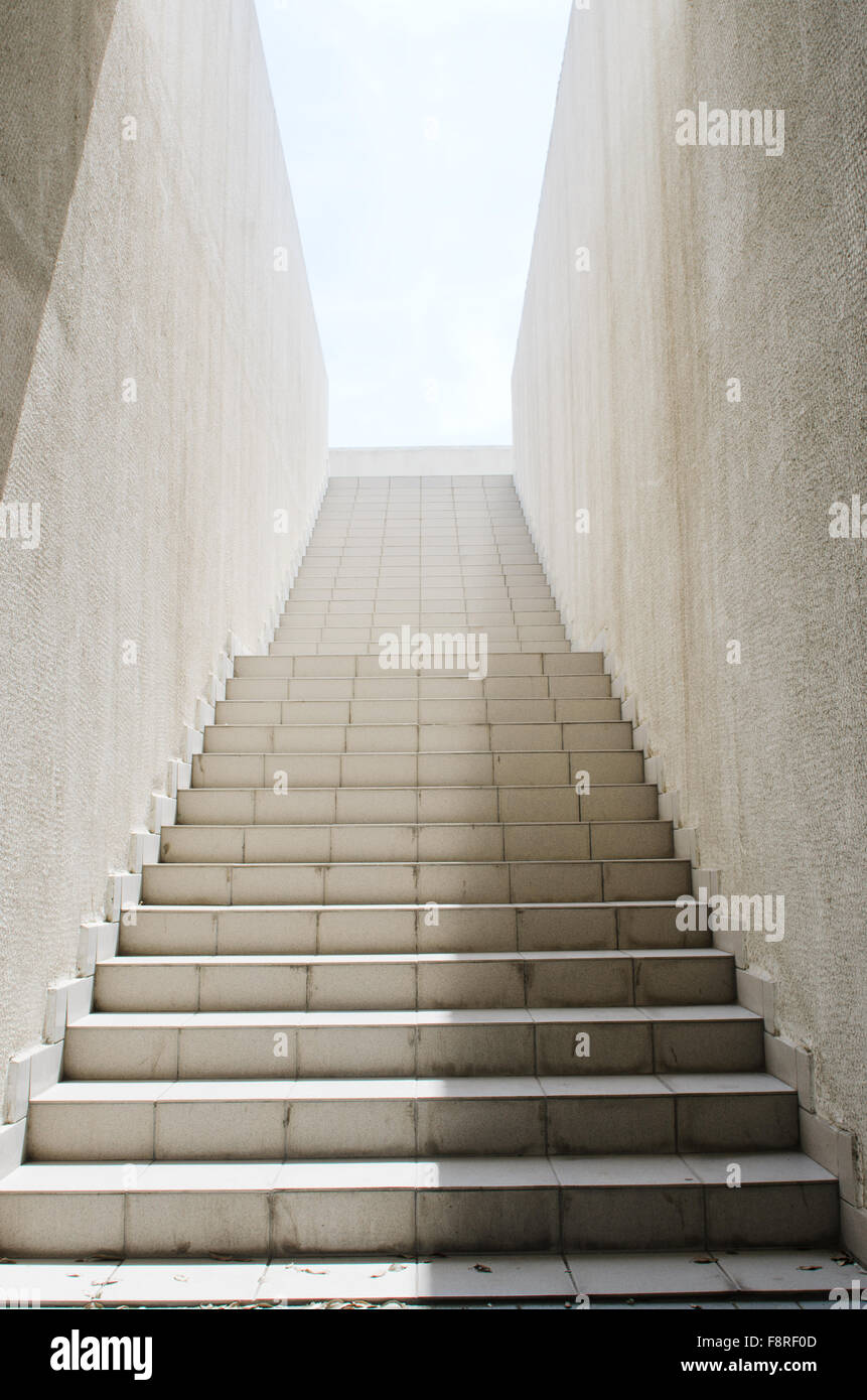 Long stairs with many steps Stock Photo - Alamy