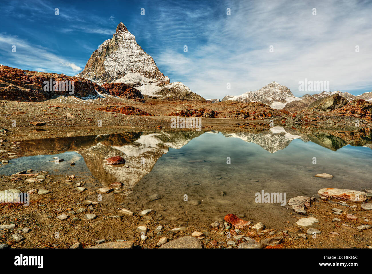 Matterhorn mountain landscape, Zermatt, Switzerland Stock Photo - Alamy