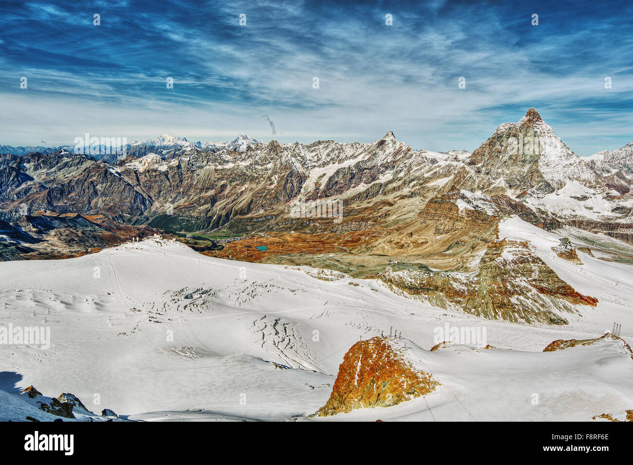 Matterhorn mountain landscape, Zermatt, Switzerland Stock Photo - Alamy