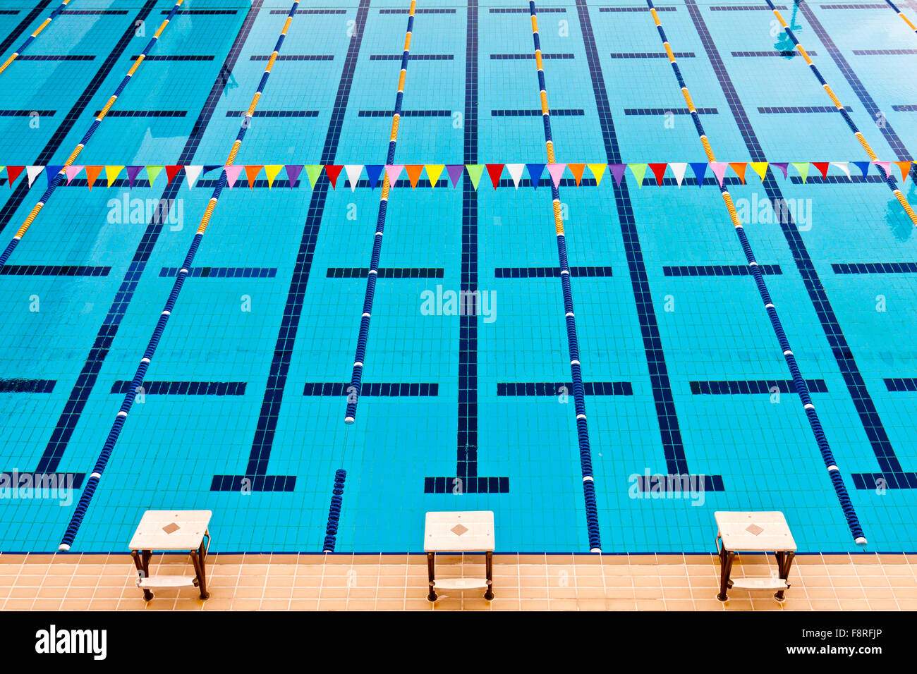Swimming pool for sport Stock Photo - Alamy