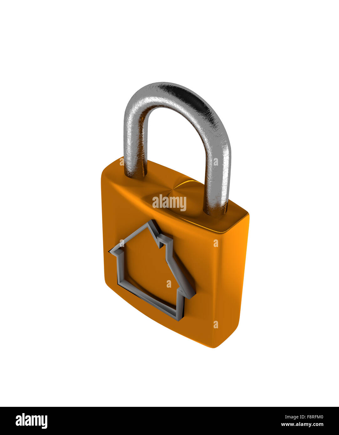 Sign house padlock hi-res stock photography and images - Alamy