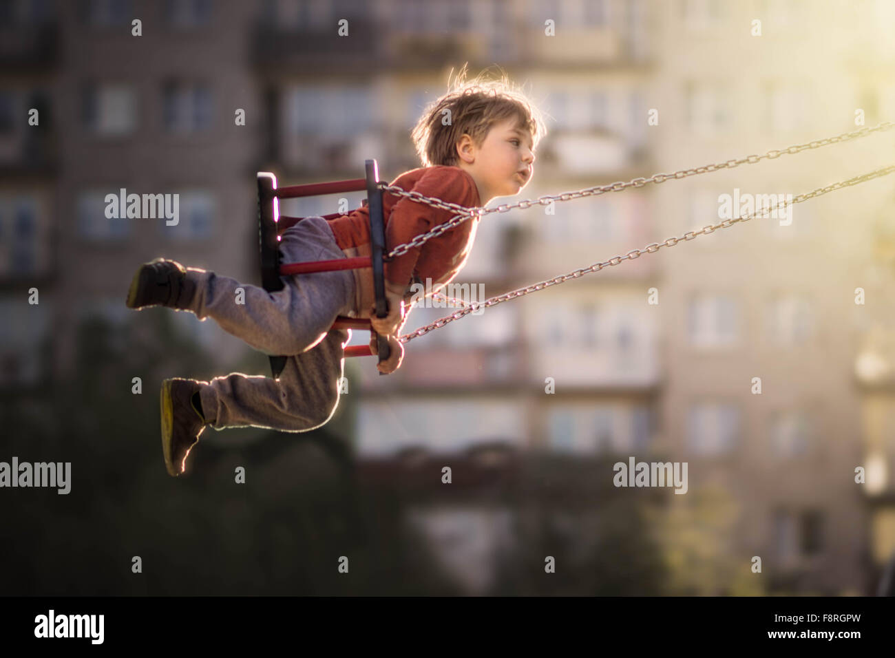 Child On A Playground High Resolution Stock Photography and Images - Alamy