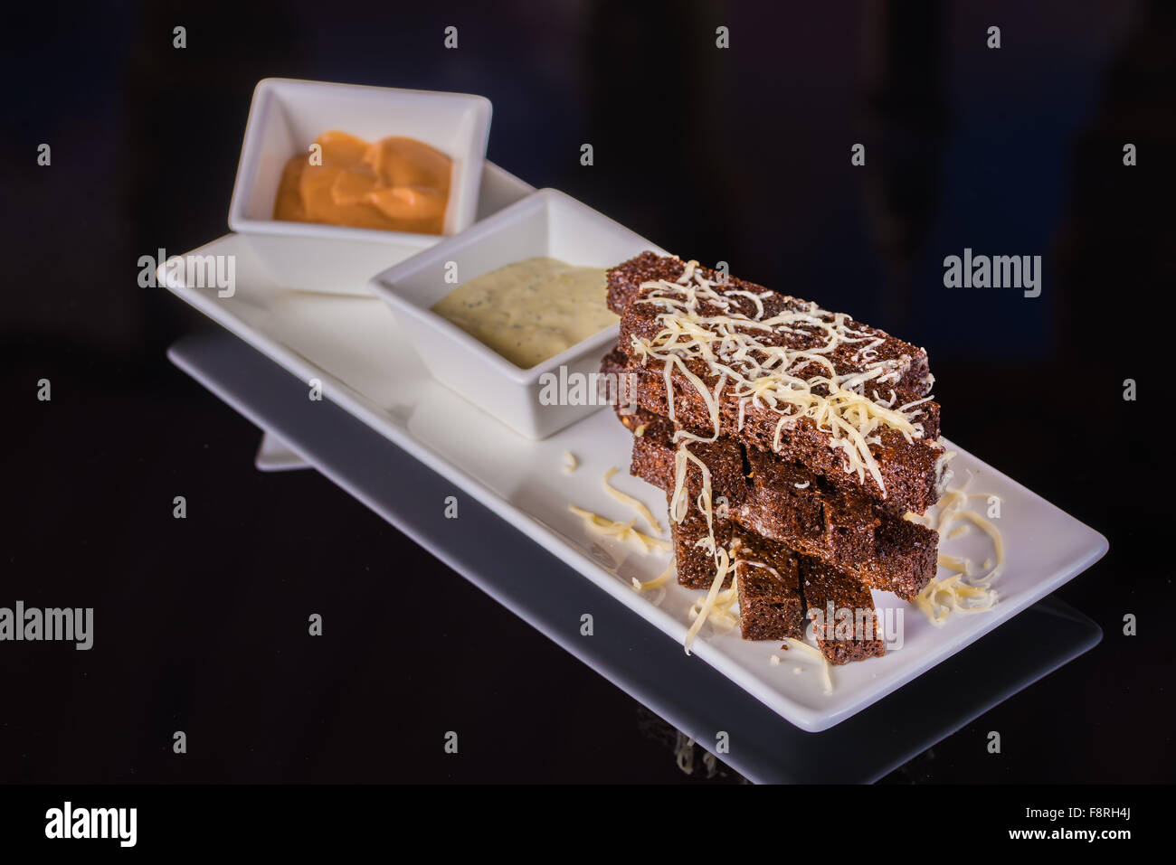 toasted bread with cheese Stock Photo - Alamy