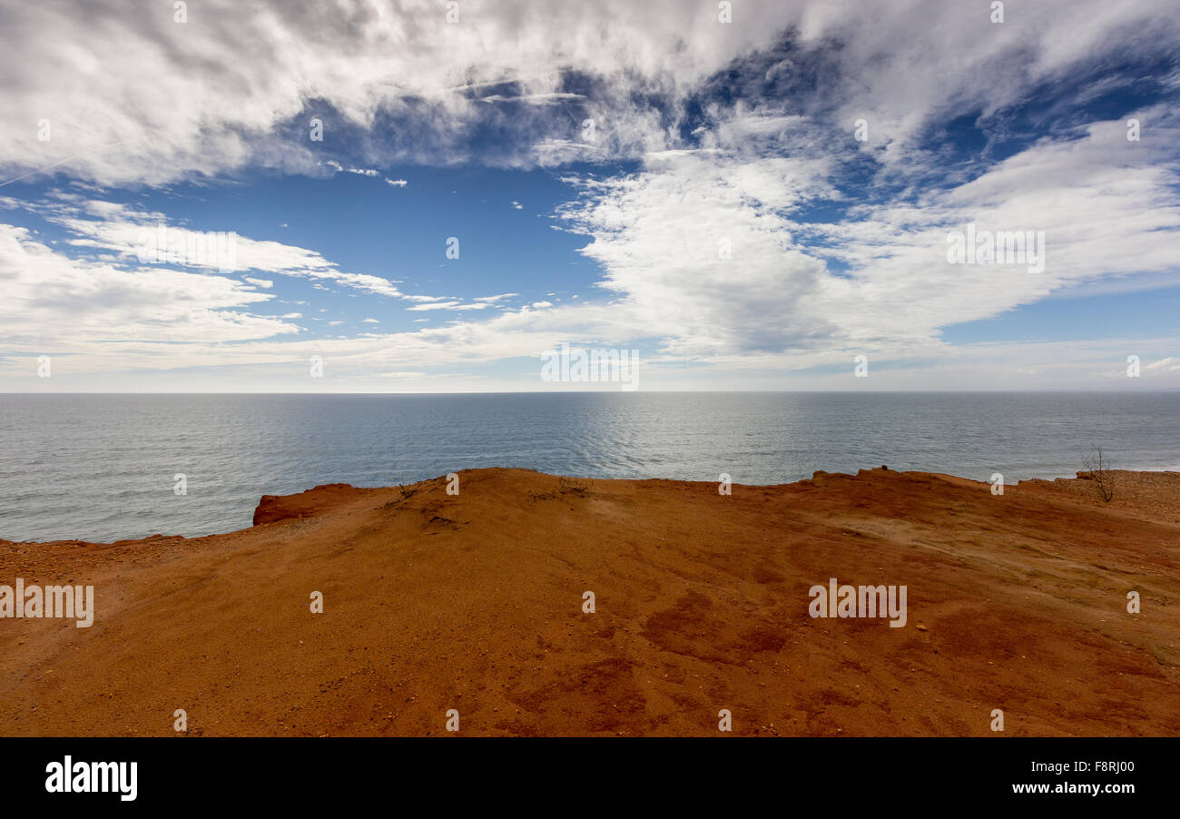 Cliff and sea, Faro, Portugal Stock Photo - Alamy