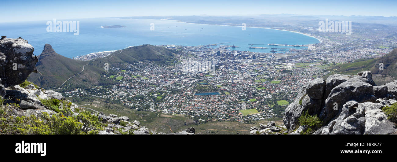 Cape Town Panorama, Western Cape, South Africa Stock Photo - Alamy