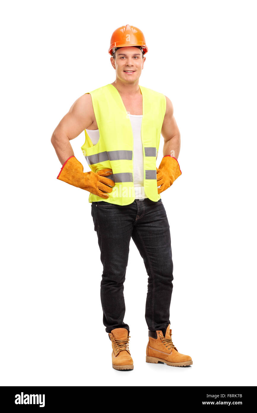 Construction worker Cut Out Stock Images & Pictures - Alamy