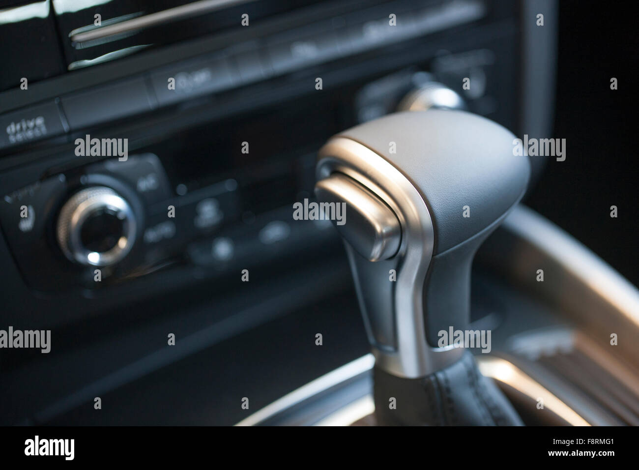 Close up of gearshift in car Stock Photo - Alamy