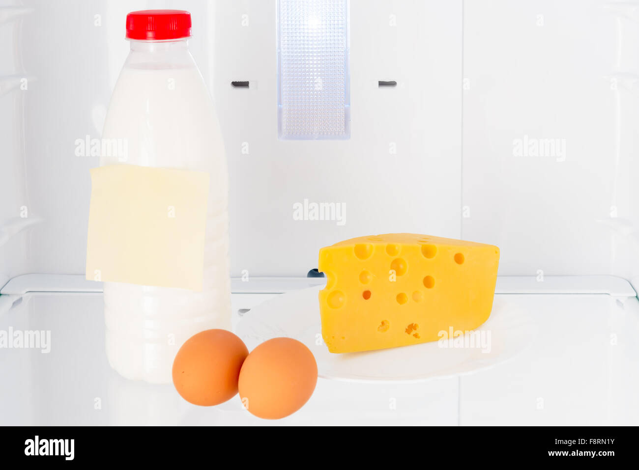 Refrigerator full of milk hi-res stock photography and images - Alamy