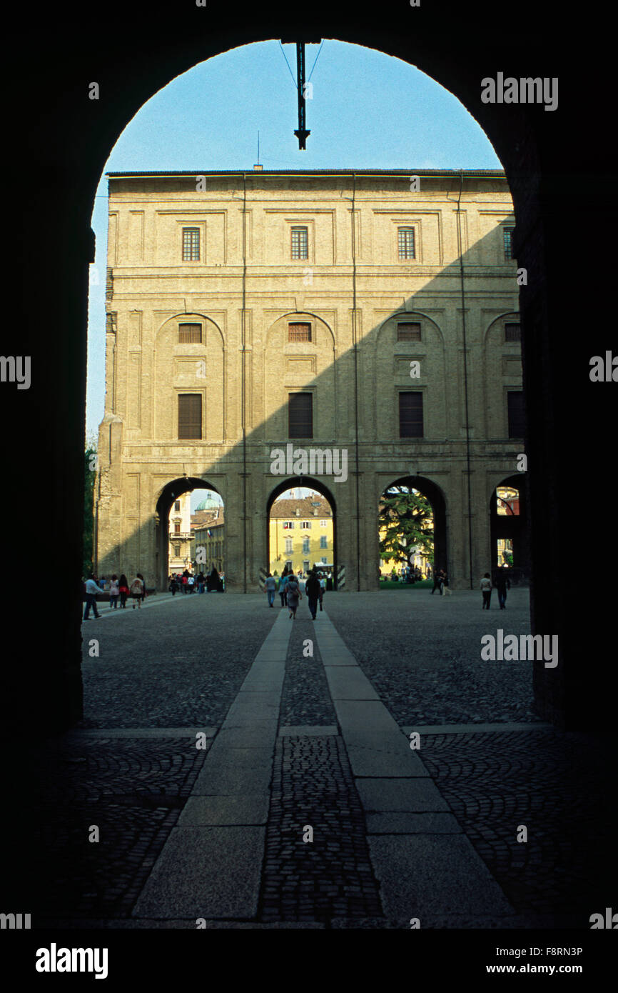 Italy, Emilia Romagna, Parma, Palazzo della Pilotta, Palace Stock Photo ...