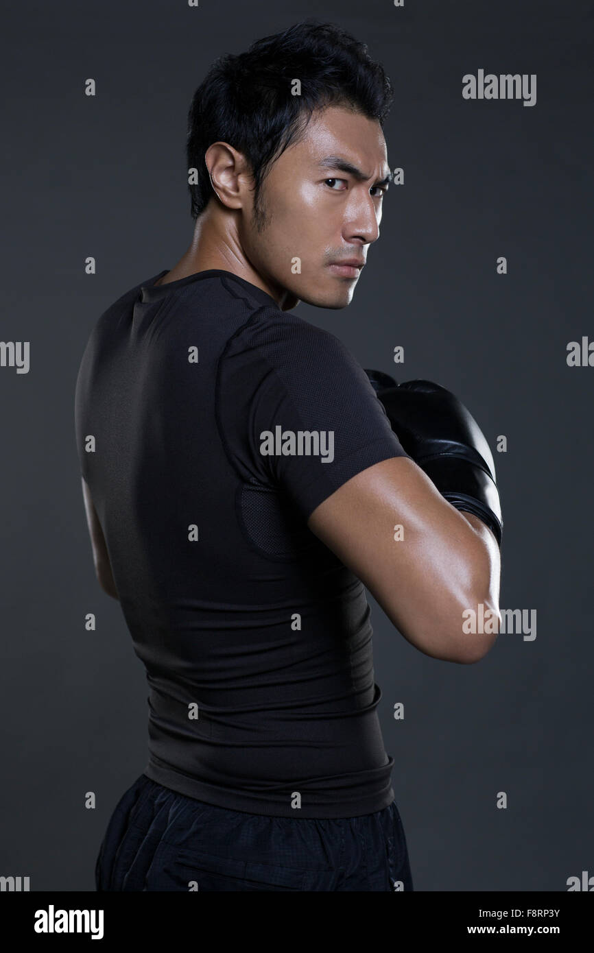 Boxer stance rear hi-res stock photography and images - Alamy