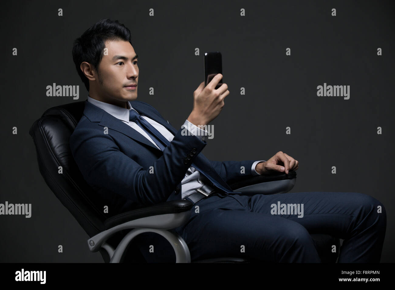 Sitting looking away authority leadership communication hi-res stock ...