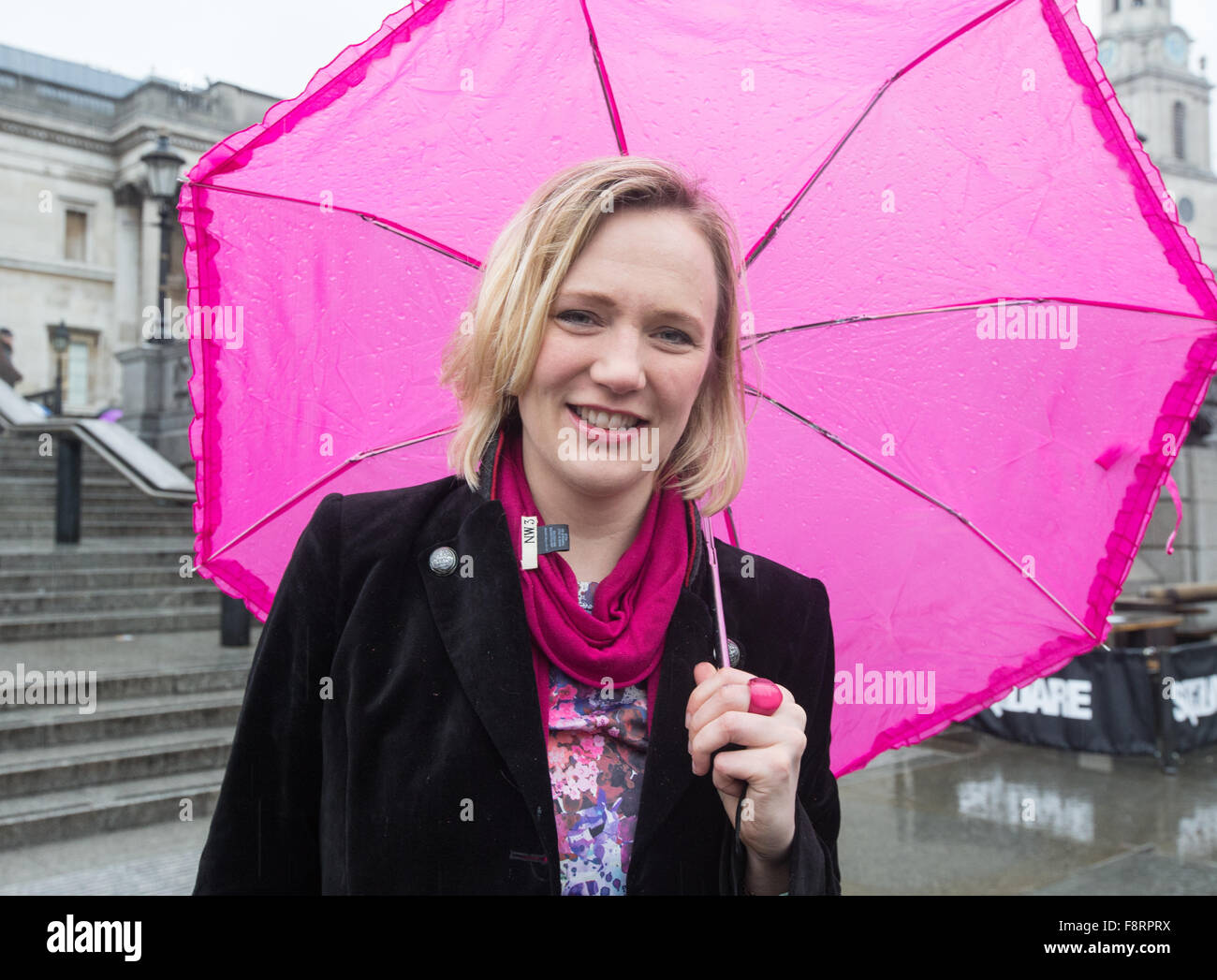 Stella Creasy,MP for Walthamstow,speaking at the 1 Billion Rising event ...