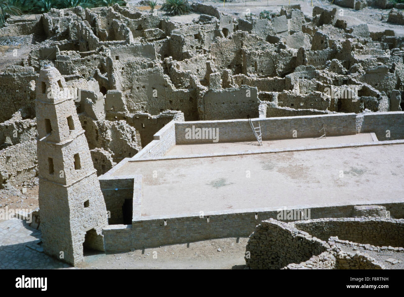 The old quarter of Dumat al-Jandal in the Al-Jawf, or Al-Jeuf area of ...