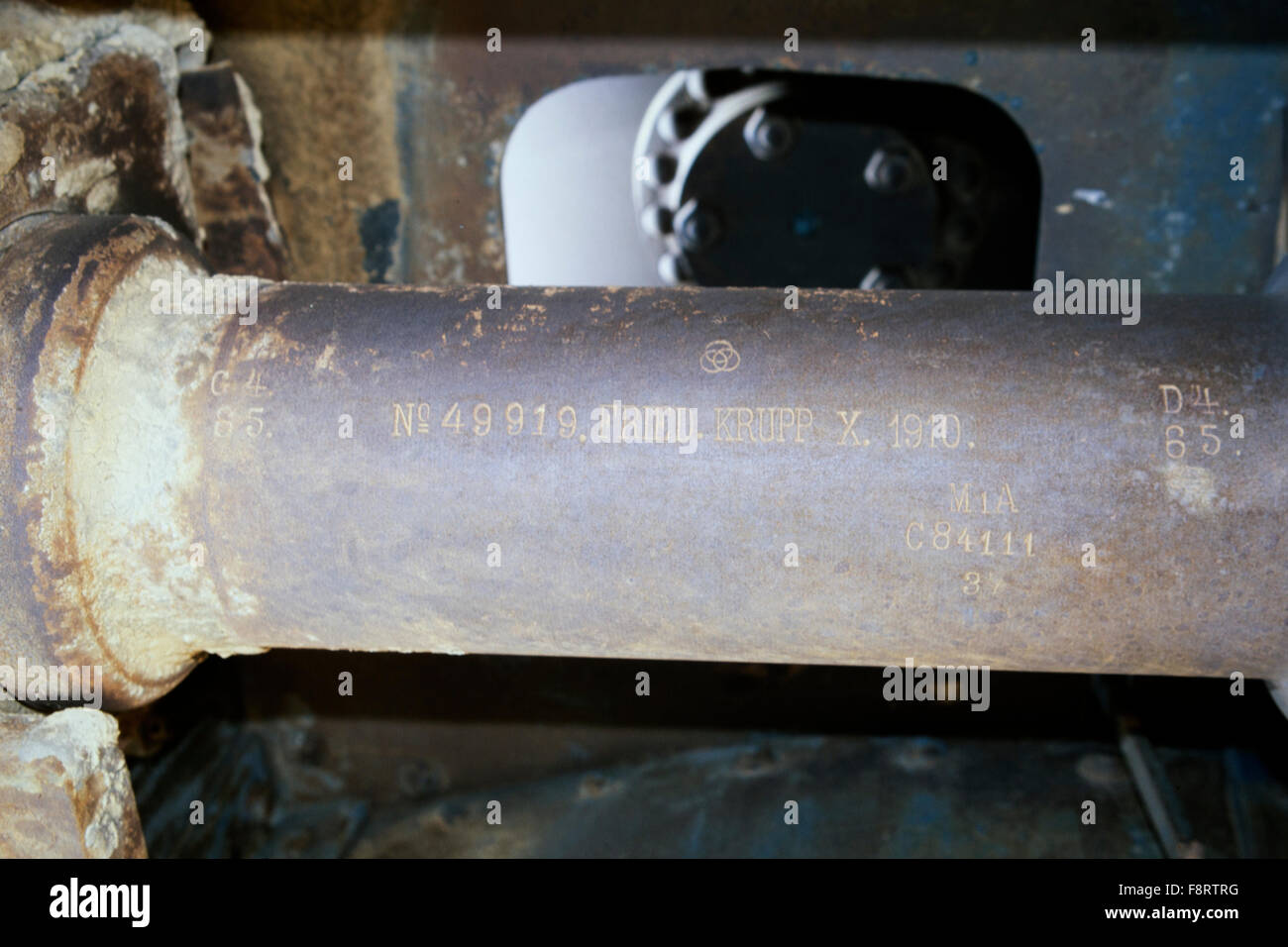Details from the inside or a wrecked Steam Engine in the northern Hijaz ...