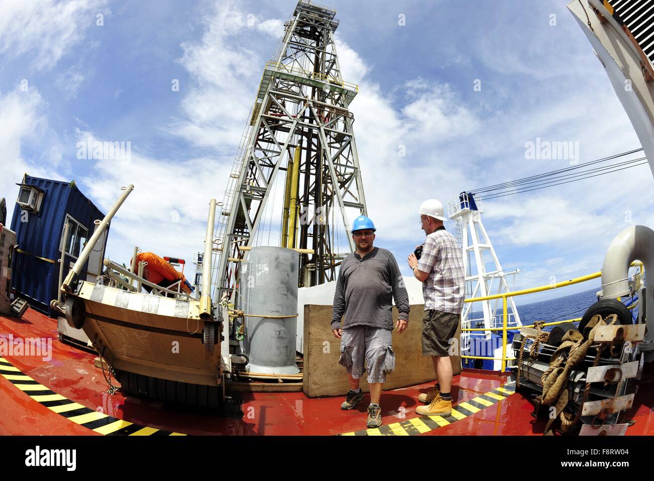 Joides Resolution. 5th Dec, 2015. Scientists visit the U.S. drilling ...