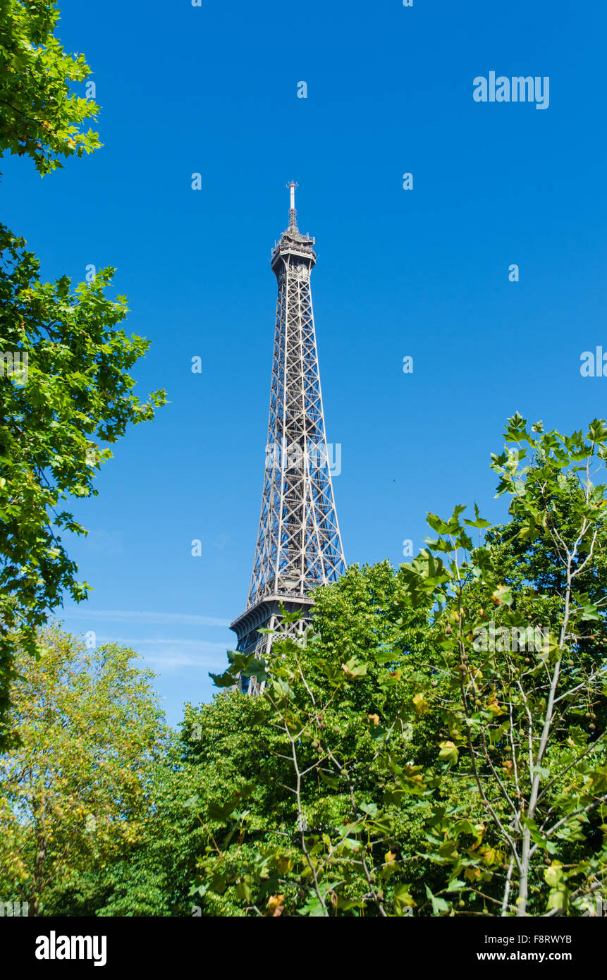 Eiffel tower isolated on the white Stock Photo - Alamy