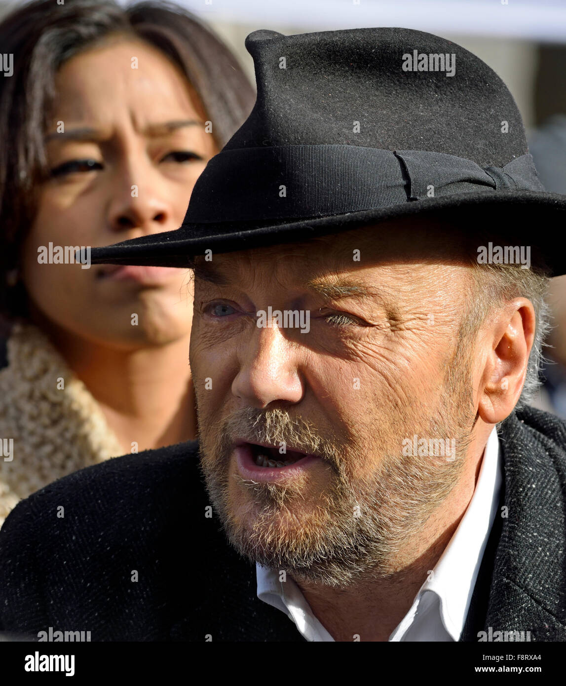 George Galloway, independent candidate for London Mayor 2016, and his ...