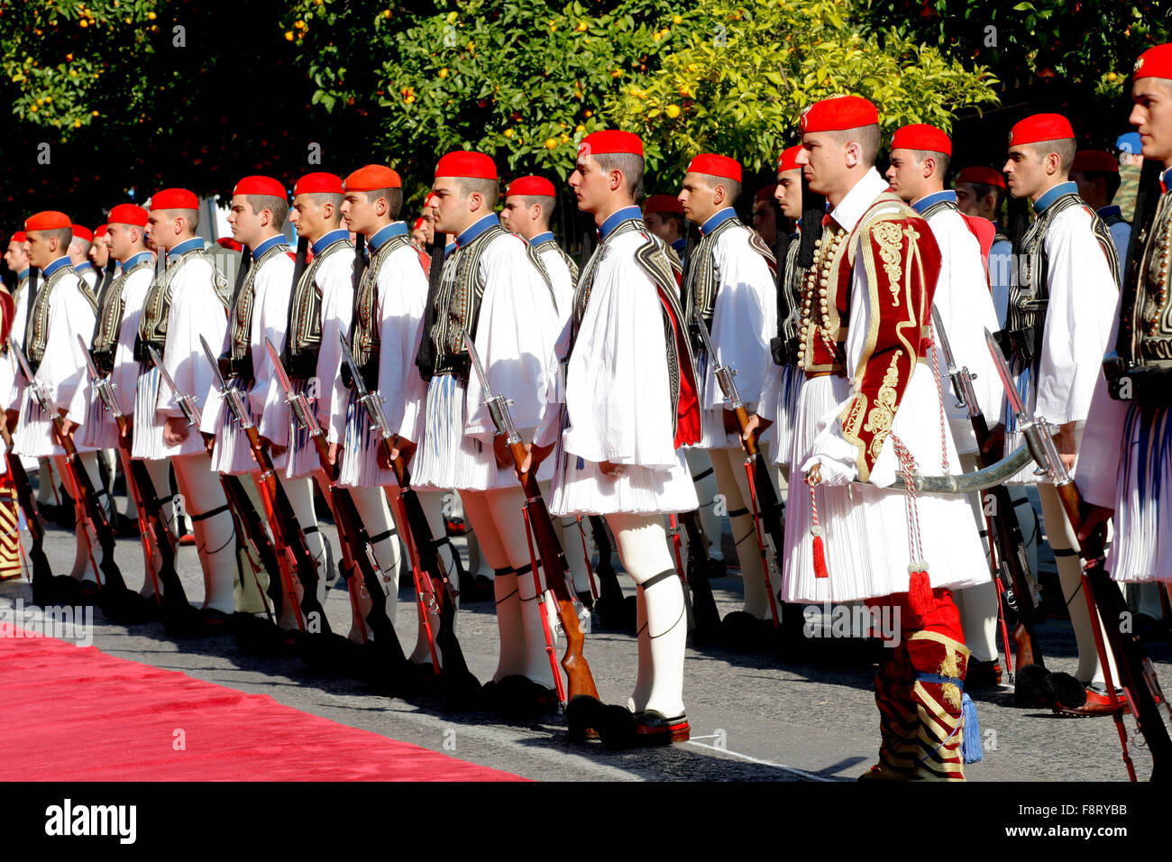Greek Presidential Guard Stock Photo - Alamy