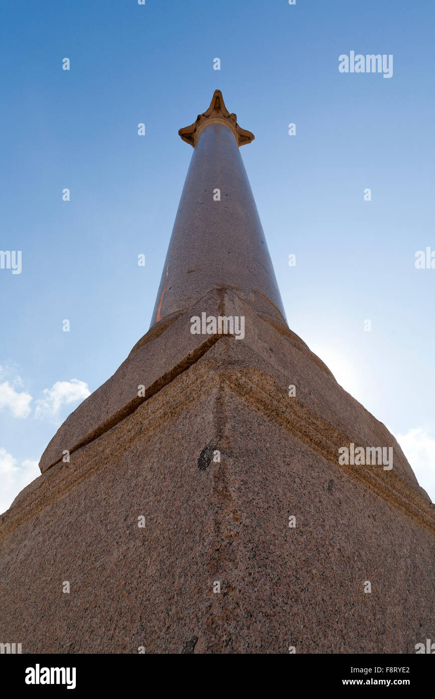 Pompey’s Pillar on site of Temple of Serapis in the Karmous quarter in ...