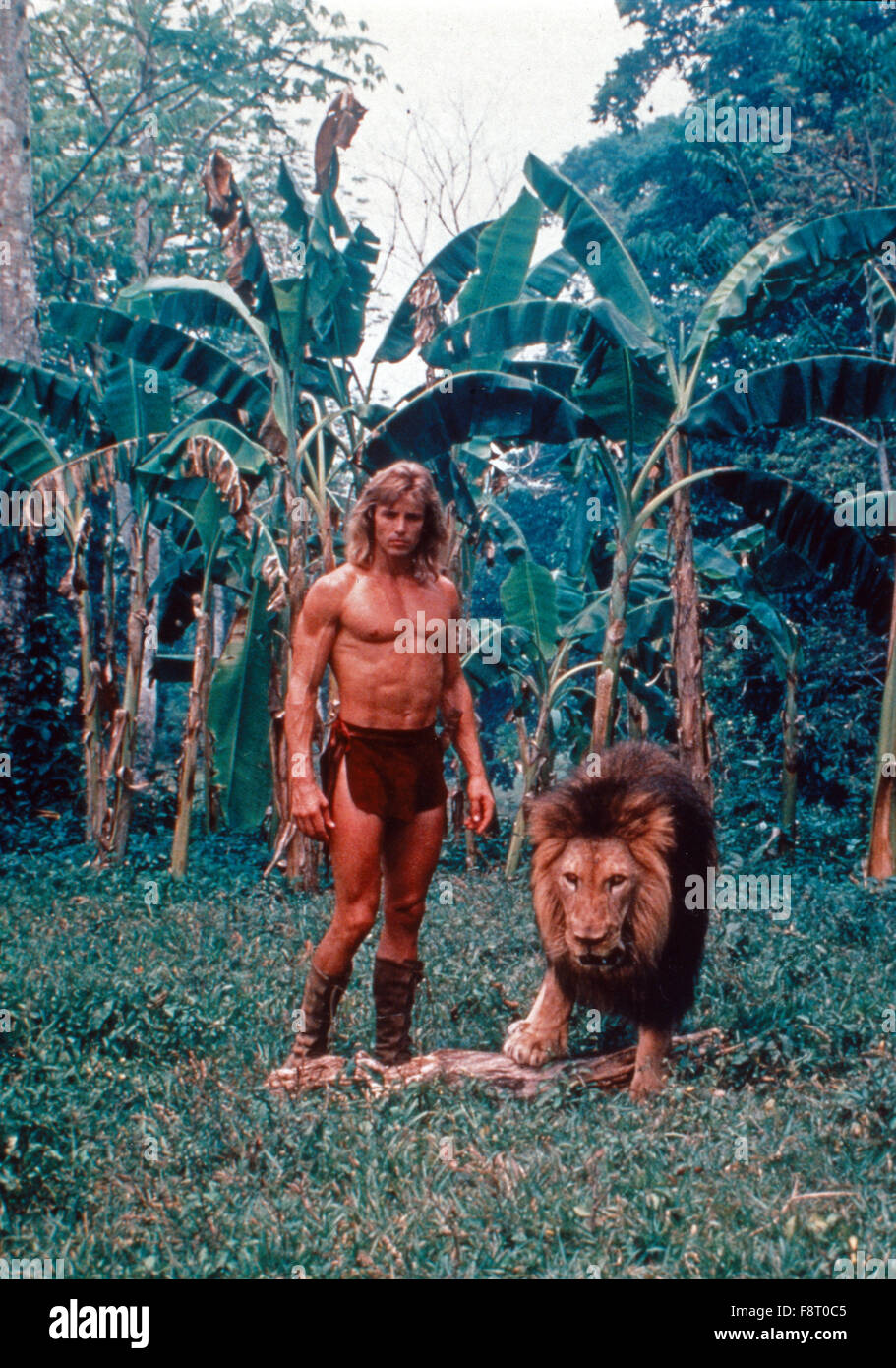 Tarzan, Fernsehserie, USA 1991 - 1994, Darsteller: Wolf Larson Stock ... Tarzan, Fernsehserie, USA 1991 - 1994, Darsteller: Wolf Larson Stock ...