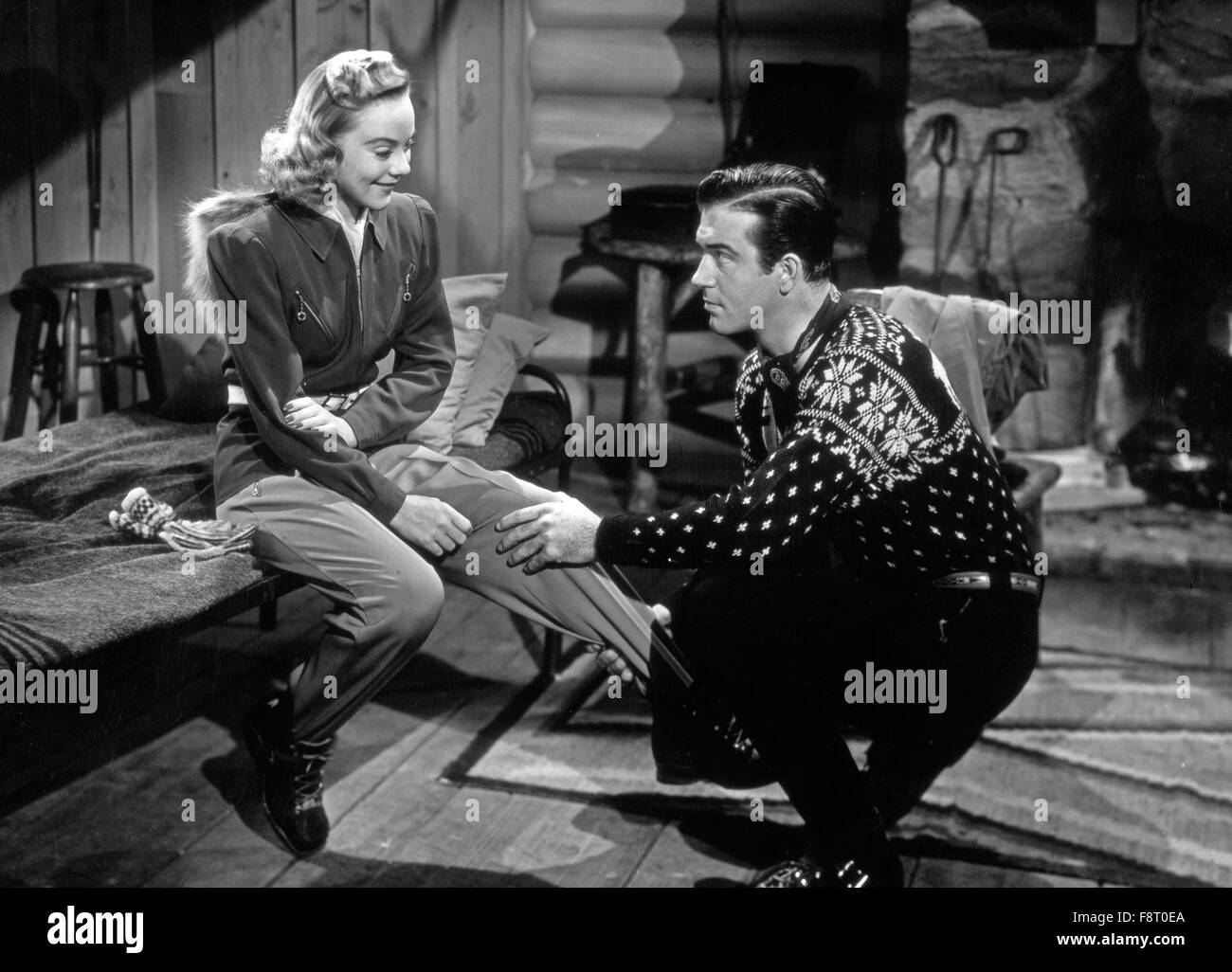 Wintertime, USA 1943, Regie: John Brahm, Darsteller: Cesar Romero ...