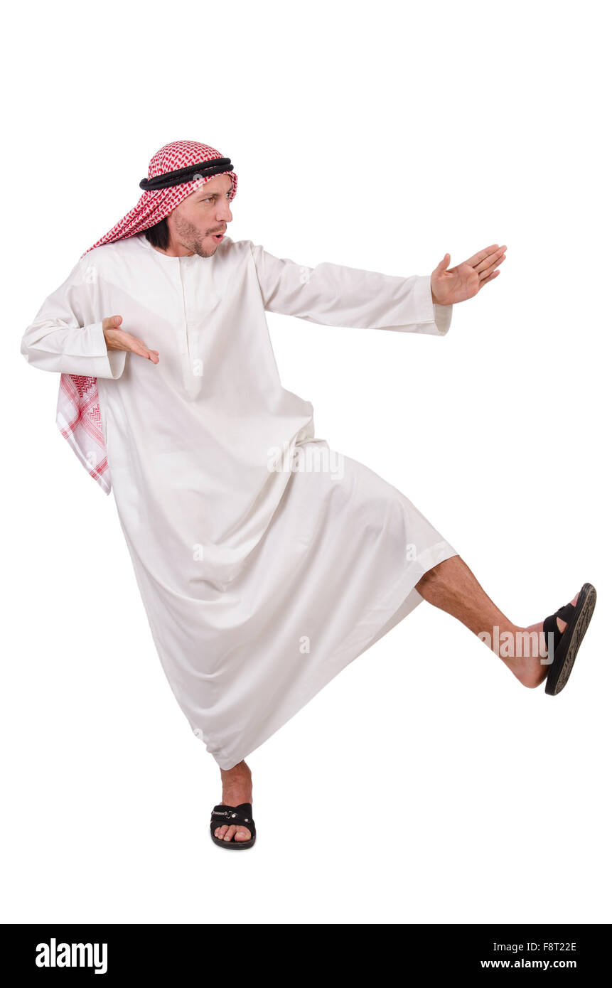 Arab man in diversity concept Stock Photo - Alamy