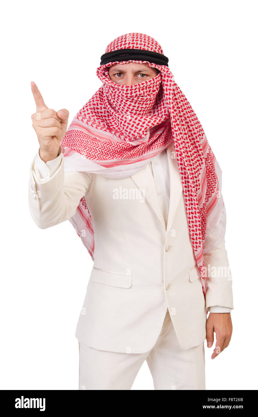 Arab man in diversity concept Stock Photo - Alamy