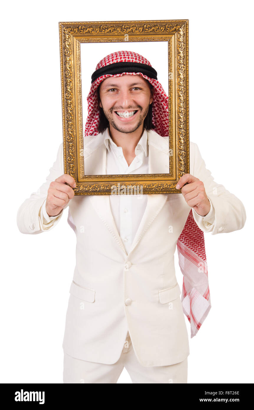Arab man in diversity concept Stock Photo - Alamy