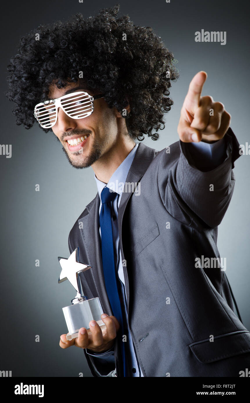 Man getting his star award Stock Photo - Alamy