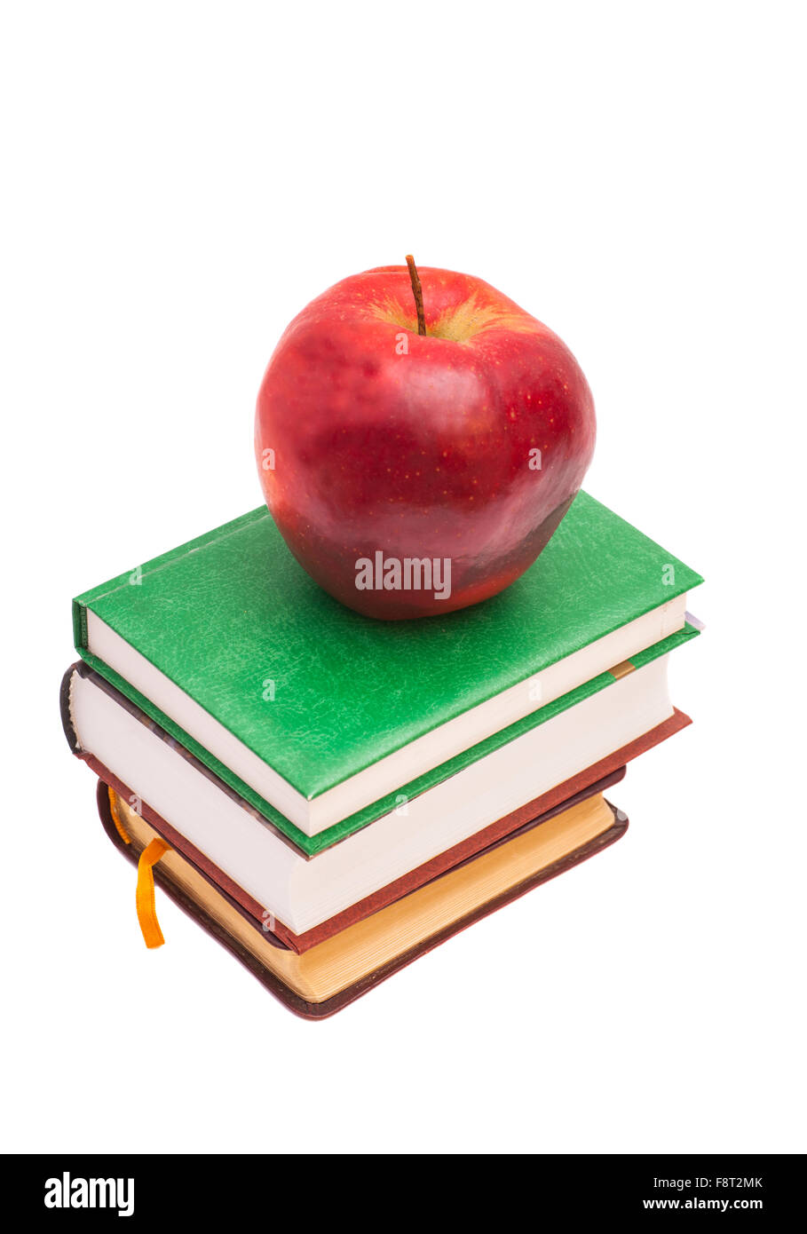 Red apple books hi-res stock photography and images - Alamy