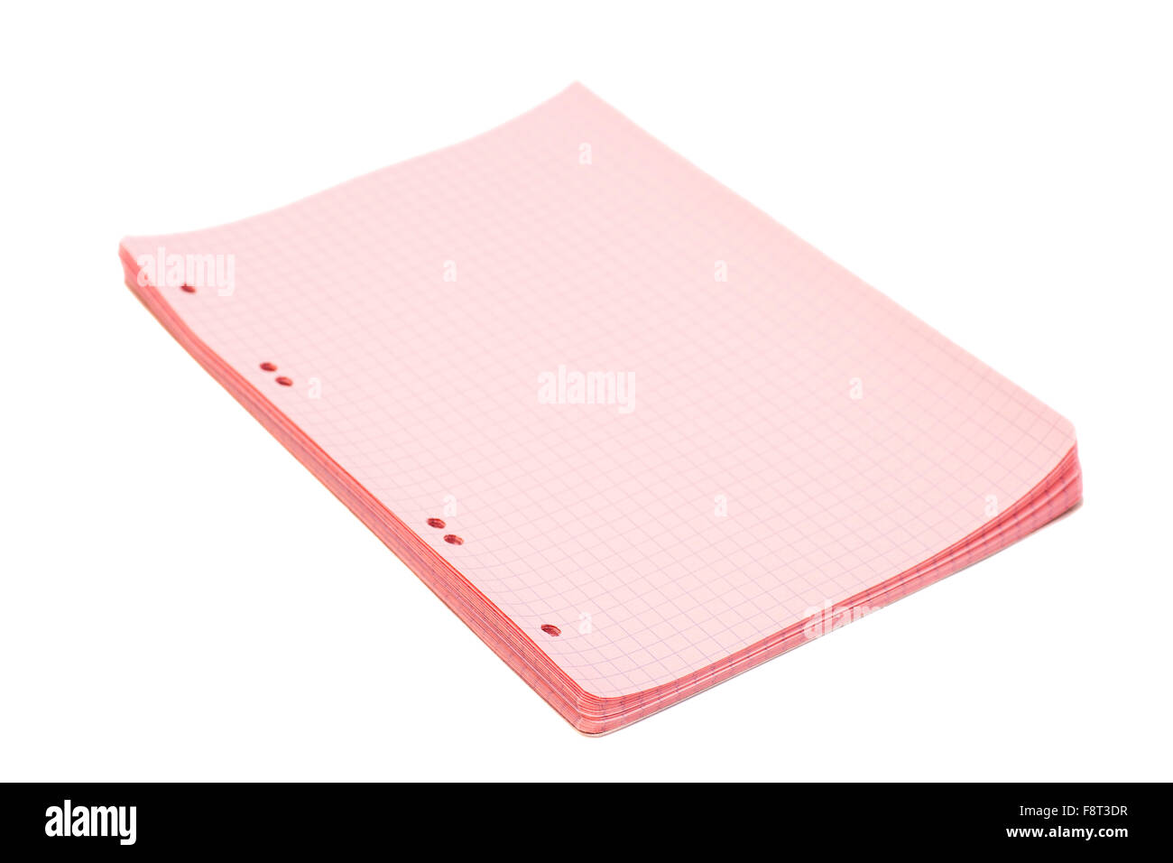 sheets of squared paper over white background Stock Photo - Alamy
